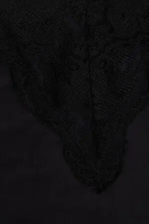 Zimmermann Lace-trimmed Cotton-voile Bodysuit