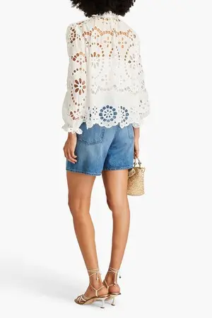 Zimmermann Broderie Anglaise Cotton Blouse