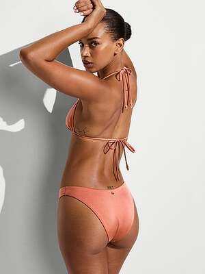Victoria's Secret Victoria's Secret Diamanté Brazilian Bikini Bottom Pink