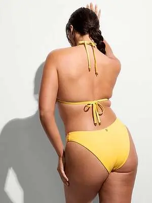 Victoria's Secret Swim Essential Brazilian Bikini Bottom Yellow