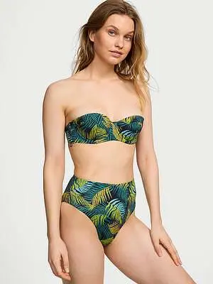 Victoria's Secret Swim Essential Uplift Strapless Bandeau Bikini Top - Print