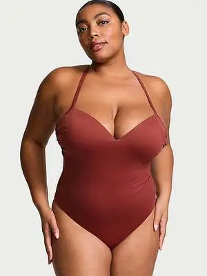 Victoria's Secret Swim Push-Up Cheeky One-Piece Swimsuit Red