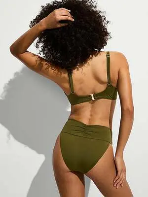 Victoria's Secret Cinched High-waist Bikini Bottom - Brown
