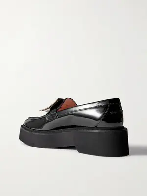 ROGER VIVIER Viv Rangers Patent-leather Loafers