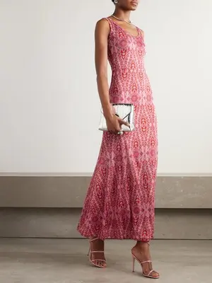 Etro Printed Knitted Maxi Dress