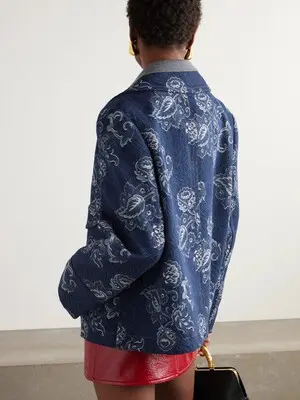 Etro Oversized Cotton-jacquard Jacket