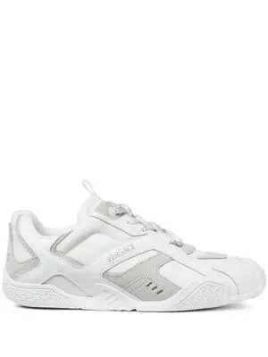 Versace Galaxia Leather Sneakers - White