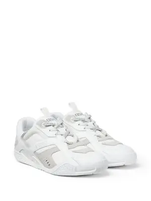Versace Galaxia Leather Sneakers - White