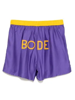 BODE Satin Field Shorts