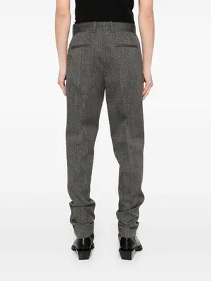 JIL SANDER Textured Wool Tailored Trousers