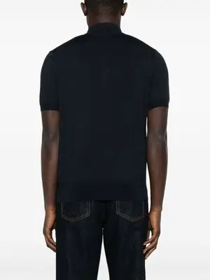 TOM FORD Cotton Polo Shirt - Blue