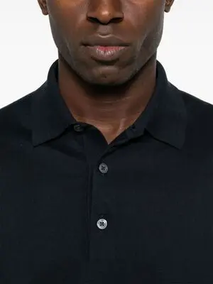 TOM FORD Cotton Polo Shirt - Blue