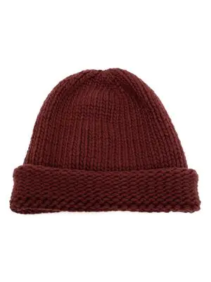 Inverni Slouchy Beanie - Red