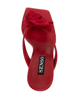 Senso 70mm Electra Heeled Mules - Red