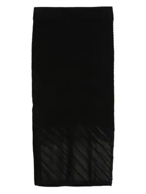 Dkny Ribbed Seamless Midi Skirt