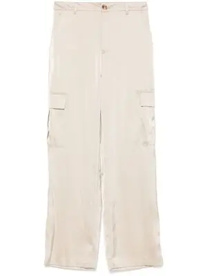 Dkny High-rise Satin Trousers