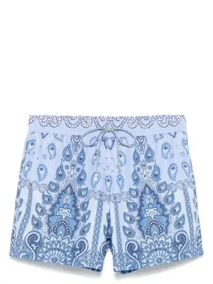 ETRO Men's Medallion Print Swim Shorts