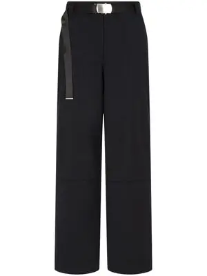STUDIO TOMBOY Wool Belted Trousers - Black