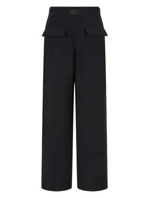 STUDIO TOMBOY Wool Belted Trousers - Black