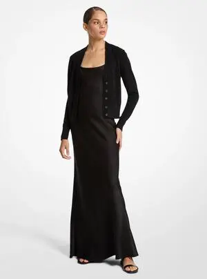 Michael Kors Cashmere Button-front Cardigan