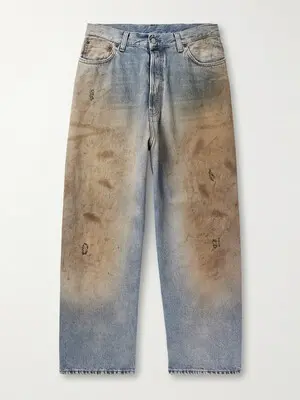 Acne Studios Straight-leg Distressed Jeans - Blue