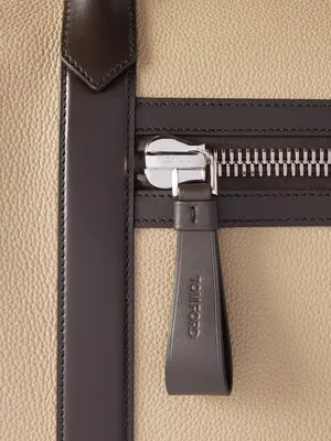 TOM FORD Buckley Full-grain Leather Weekend Bag