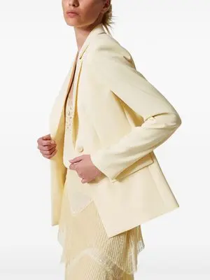 TWINSET Crepe Blazer - Neutrals