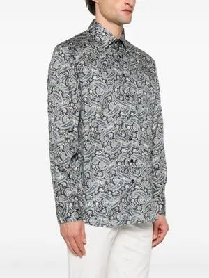 Etro Paisley-print Shirt - Blue