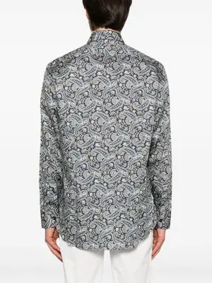 Etro Paisley-print Shirt - Blue