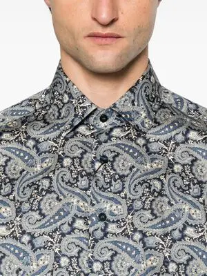 Etro Paisley-print Shirt - Blue