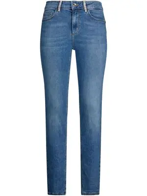 Liu Jo Rhinestones Skinny Jeans - Blue