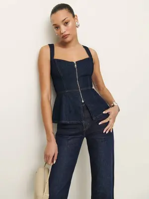 Sleeveless Peplum Tops