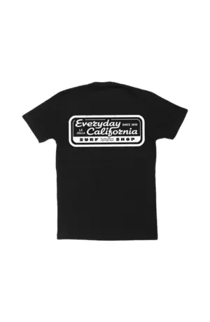 EVERYDAY CALIFORNIA Surf Shop Tee Shirt - Black