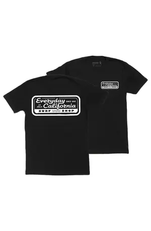 EVERYDAY CALIFORNIA Surf Shop Tee Shirt - Black