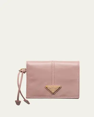 Prada Bifold Soft Leather Wallet Mughetto