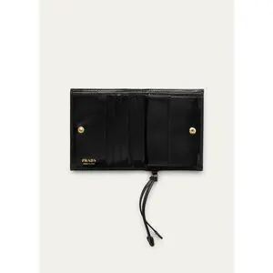 Prada Bifold Soft Leather Wallet - Nero