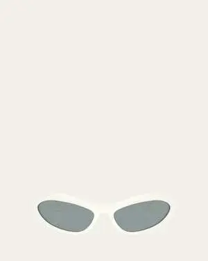 Prada Acetate & Plastic Wrap Sunglasses