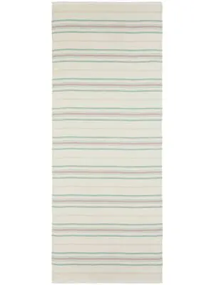 Johnstons Of Elgin Striped Cashmere Scarf - Neutrals