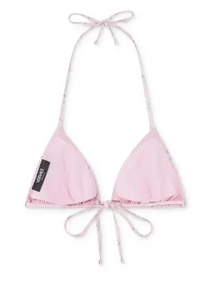 Versace Treasure Bikini Top - Pink