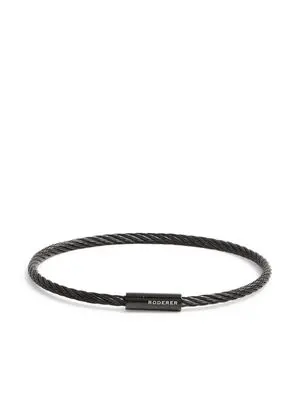 RODERER Giacomo Braided Bracelet - Black