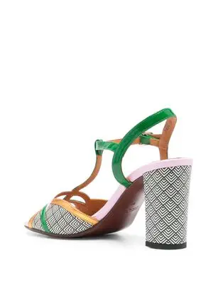 Chie Mihara 85mm Bejoi Sandals - Green