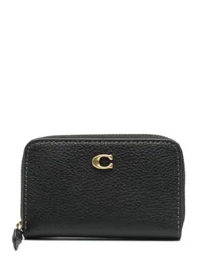 COACH Leather Wallet - Black