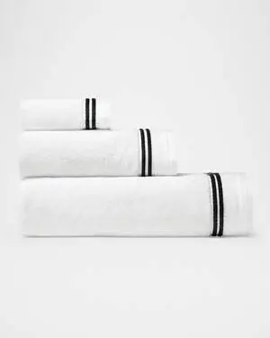 SFERRA Aura Nuova Bath Sheet White/black
