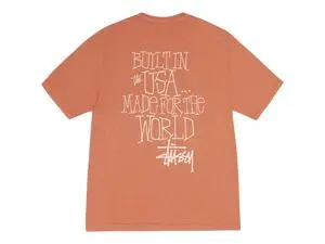 StÜssy Built In Usa Pigment Dyed Tee Shirt