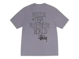 StÜssy Built In Usa Pigment Dyed Tee Shirt Shark