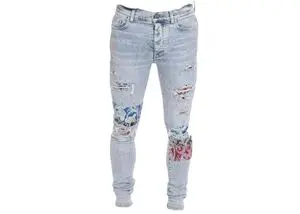 Amiri Pajama Art Patch Jeans