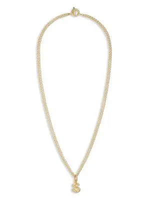 ROXANNE ASSOULIN The Puffy Initial Necklace - Gold