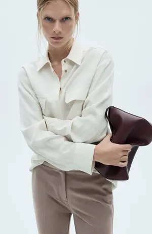 Mango Flare Trousers