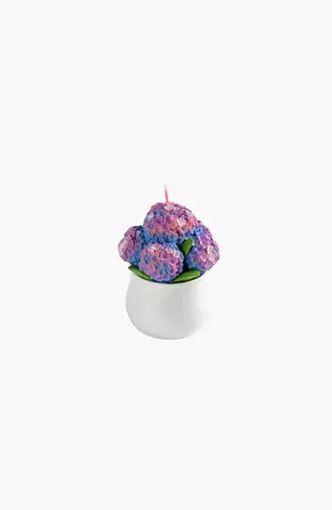 SOUTHLAKE GIFTS Hydrangea Candle Pink / Purple / Blue