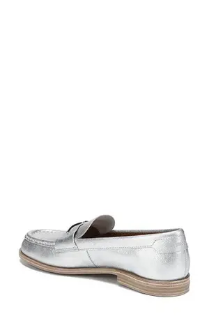 Franco Sarto Riley Bit Loafer - Silver Leather